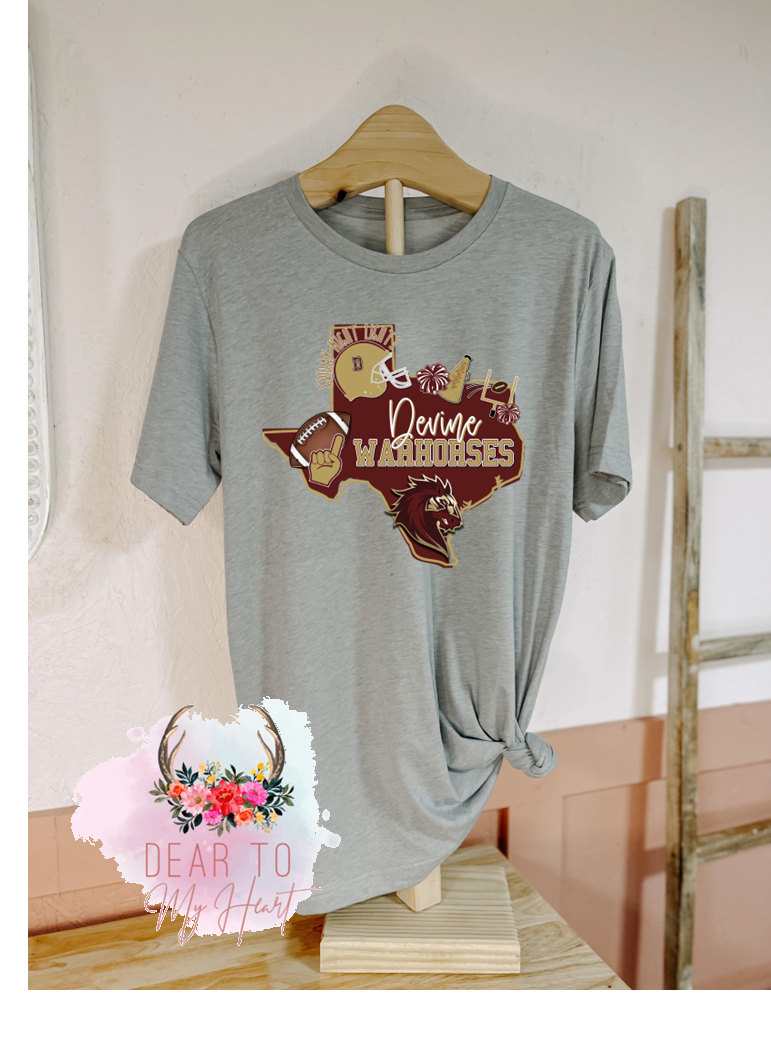 Devine Warhorses Fall T-Shirt – Dear To My Heart